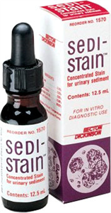 Urinary Sediment Stain BD Sedi-Stain Concentrated Stain 12.5ml Each By ...