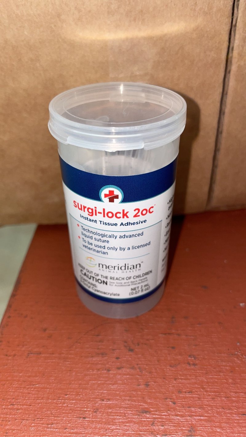 Surgi-Lock 2Oc Instant Tissue Adhesive 2cc By Meridian Animal Health