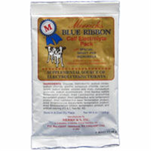 Blue Ribbon Calf Electrolytes Regular Powder 12 X 4 oz Packets B12 By ...