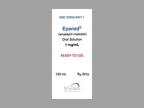 Rx Item-Epaned 1Mg/Ml Enalapril Solution 150Ml By Silvergate Pharma ...