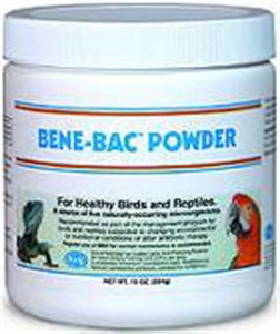 Bene-Bac Powder Plus - Bird & Reptile 10 oz By Pet Ag