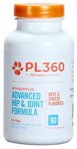 Arthogen Plus For Dogs (Beef & Cheese Flavored Chew Tabs) B90 By Pl360