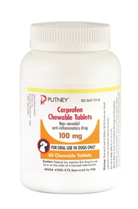 Carprofen Chewables 100mg B60 By Putney