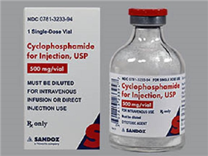 Cyclophosphamide Inj 500mg 25ml By Sand oz