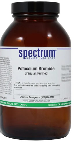 Potassium Bromide Granular Purified P1230 Reagent Acs 2.5KG By Spectrum ...