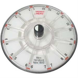 Centrifuge Rotor Replacement 12-Place Microhematocrit Each By Statspin