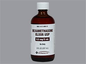 Dexamethasone Elixir 0.5Mg/5ml 8 oz By Stat-Trade