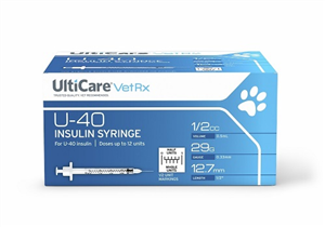 Syringes Insulin 0.5cc [U-40] With Half Unit Scale - 29G X0.5 B100 By ...