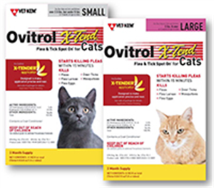Ovitrol X-Tend Spot On For Large (5Lbs>) Cats P3 By Vet Kem