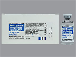 Rx Item-Neostigmine Inj 1Mg/ml 1X10ml By West-Ward Pharmaceutical Corp ...