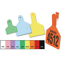 Z Tag Calf (#1-25) 1-Piece Short Neck Blue P25 By Z Tags