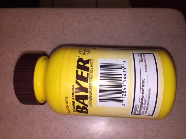 Bayer Aspirin 325 mg Tab 500 Tab