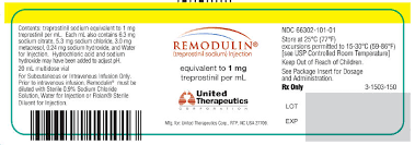 Rx Item-Remodulin (Treprostinil) 20 Ml 1 Vial By United Therapeutics