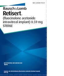 Rx Item-Retisert 0.59Mg Implant By Valeant Pharma