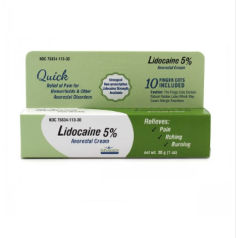 Lidocaine Generic Recticare 5% Anorectal Hemorrhoidal Cream 30 gm By ...