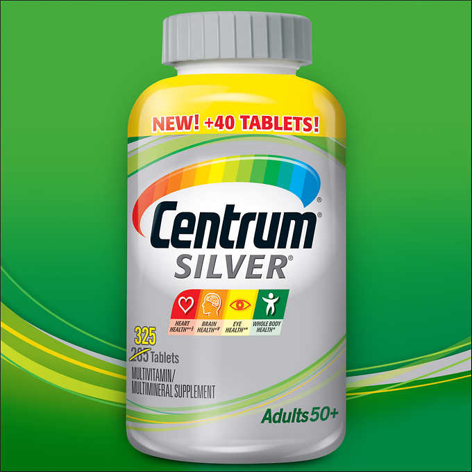 Centrum Silver Adults 50+ 325 Tablets
