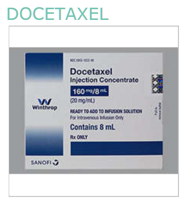 Rx Item-Docetaxel 160Mg 20Mg/Ml Vial 8Ml By Winthrop US D B A Sanofi ...