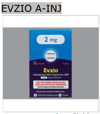 Rx Item-Evzio Auto Injector 2 Mg Pfs 2 By Kaleo