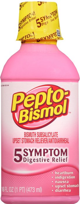 Case of 24-Pepto Bismol Liquid Original 16 oz
