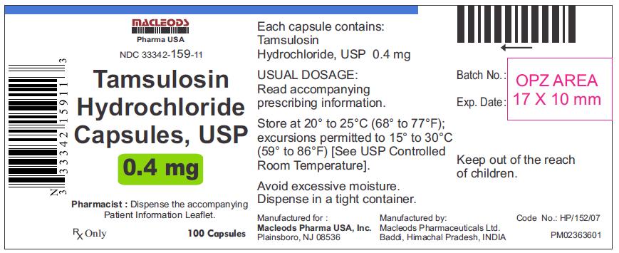 Tamsulosin 0.4mg Cap 100 by Macleods Pharma Gen Flomax