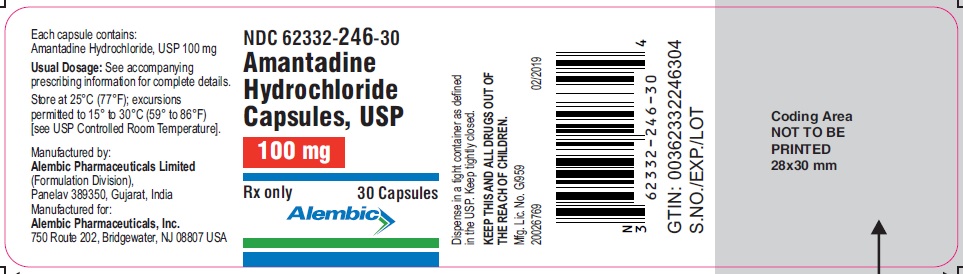 Rx Item-Amantadine 100mg Gen Symmetrel Tab 100 By Alembic Pharma
