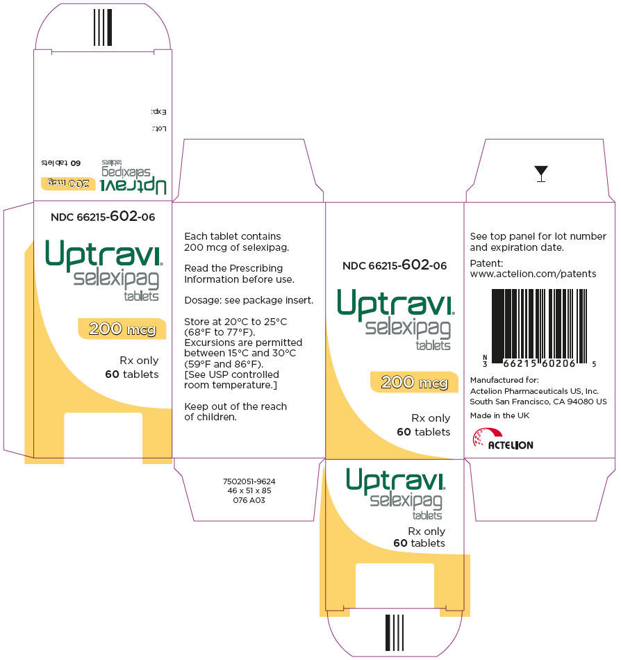 RX ITEM-Uptravi Selexipag Tablets 200 Mcg Rx Only 60 Tablets By ...