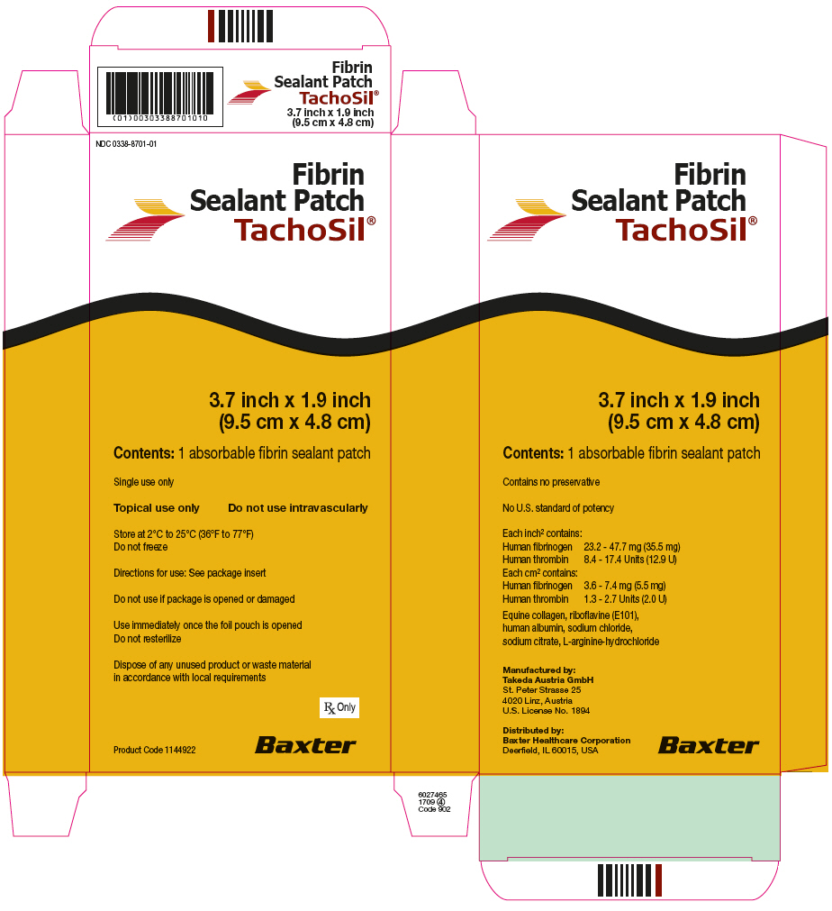 Rx Item-Tachosil Fibrin Fibrinogen-Thrombin Adhesive Patches 2 Ea By ...