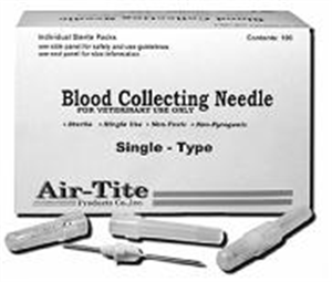 Needles Blood Collecting 20G X 1.5 Vet Premium - Multi Draw By Air-Tite ...
