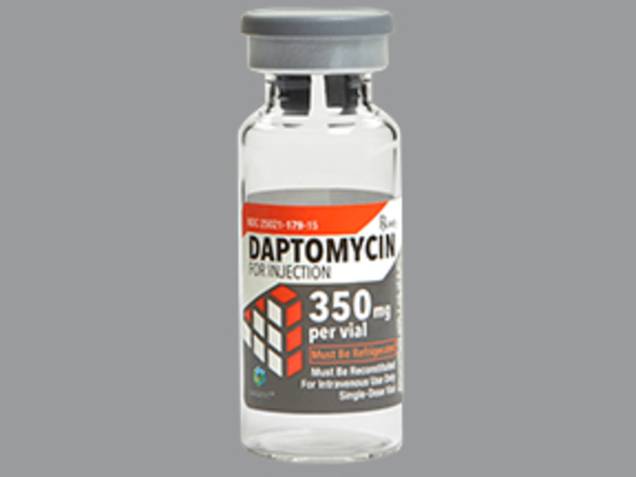 Rx Item-Daptomycin Generic Cubicin 350Mg 15Ml Vial By Sagent Refrigerated
