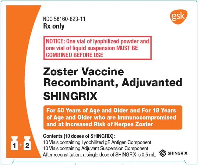 Rx Item-Shingrix Vaccine Rzv Herpes Zoster Shingles Kit 10 Doses/20 Vials