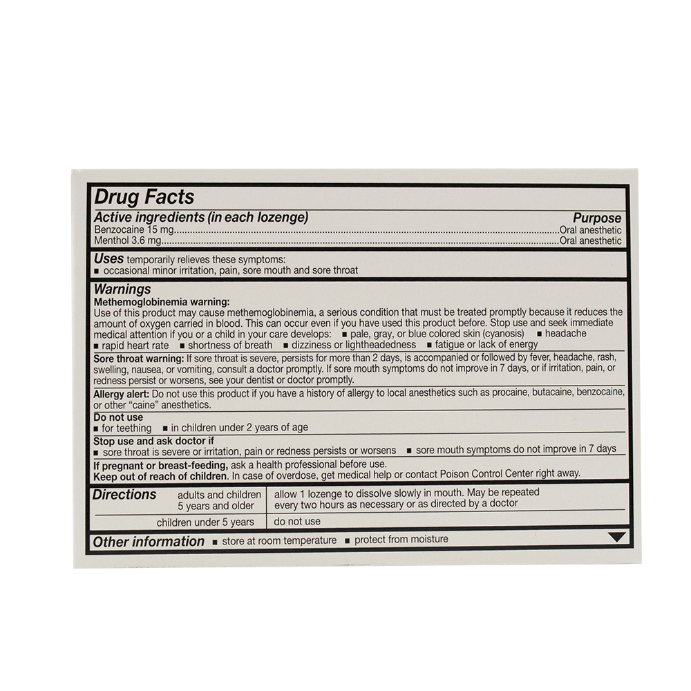 Good Sense Sore Throat Lozenges Cherry 18 Count