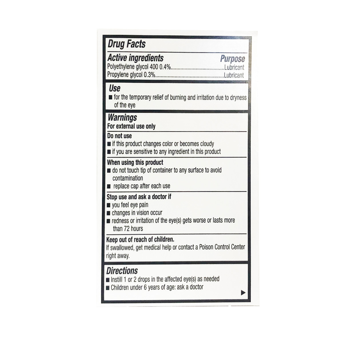 Good Sense Sterile Ultra Lubricant Eye Drops 0.5 oz Case Of 24