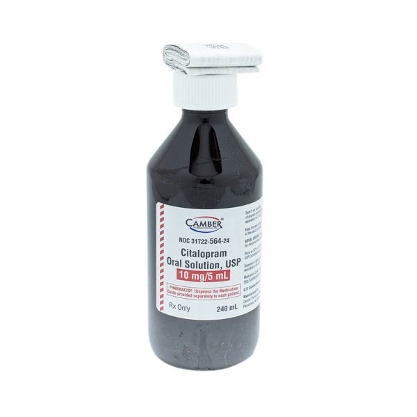 Rx Item-Citalopram 10mg/5ml sol 240ml by Camber Pharma Gen Celexa