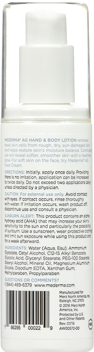 Case of 12-Mederma Ag Hand & Body Lotion (Formally Aqua Glycolic) 6 Oz
