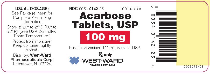 Rx Item-Acarbose 100Mg 100 Tab By Hikma Pharmaceuticals USA Gen Precose