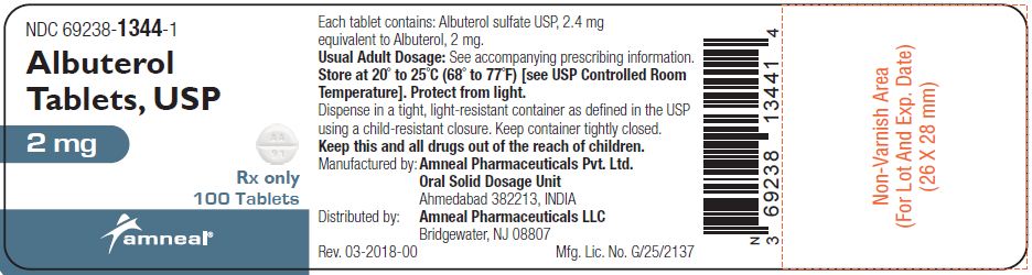 Rx Item-Albuterol 2Mg Gen Proventil 100 Tab By Amneal Pharmaceuticals