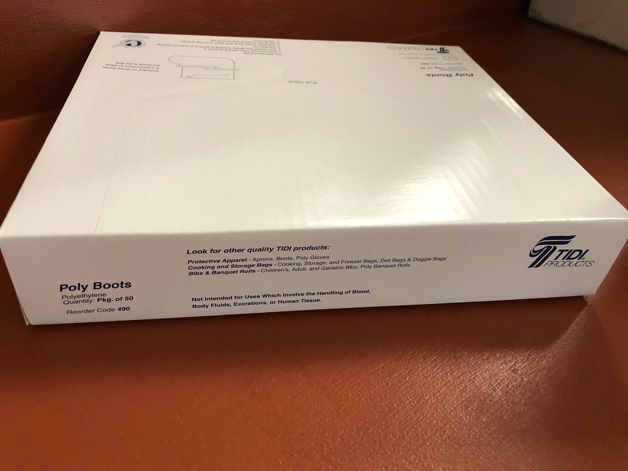 Tidi Poly Boots Covers one Box of 50Item# 490 By Tidi Products