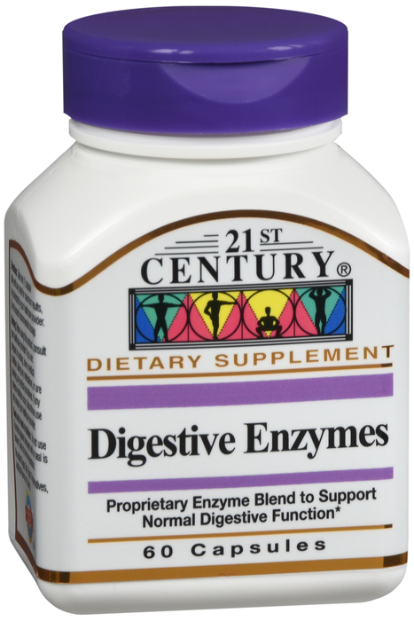 Digestive Enzymes Cap 60Ct Cap By 21St Century Nutritl Prod/Gnp