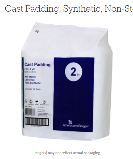 Cast Padding, Synthetic, Non-Sterile, 6 x 4 yd By Amerisourcebergen ...