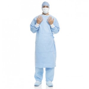Halyard AERO BLUE* Performance Surgical Gown with Towel in Overwrap, XL ...