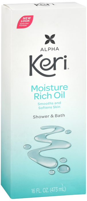 Alpha Keri Shower And Bath Moisture Rich Oil - 16 Fl Oz Case Of 12