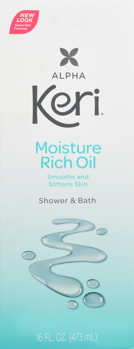 Alpha Keri Shower And Bath Moisture Rich Oil - 16 Fl Oz Case Of 12