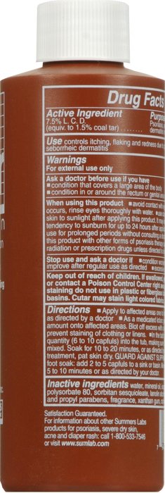 Cutar Emulsion Coal Tar Solution 6 Oz Case Of 12 By Summers Laboratories