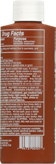 Cutar Emulsion Coal Tar Solution 6 Oz Case Of 12 By Summers Laboratories