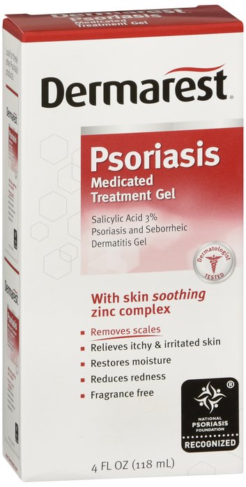Case of 12-Dermarest Psoriasis 3 % Gel 4 oz By Medtech