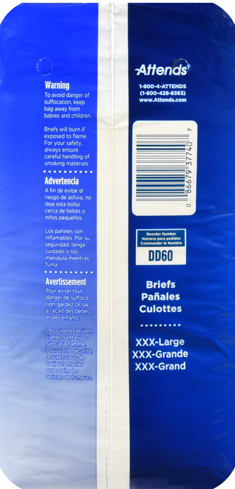 Attends BRIEF SMALL 4X24 CT