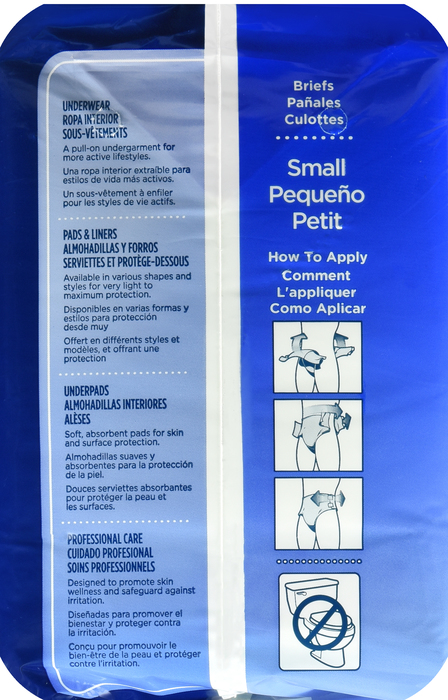 Attends BRIEF SMALL 4X24 CT