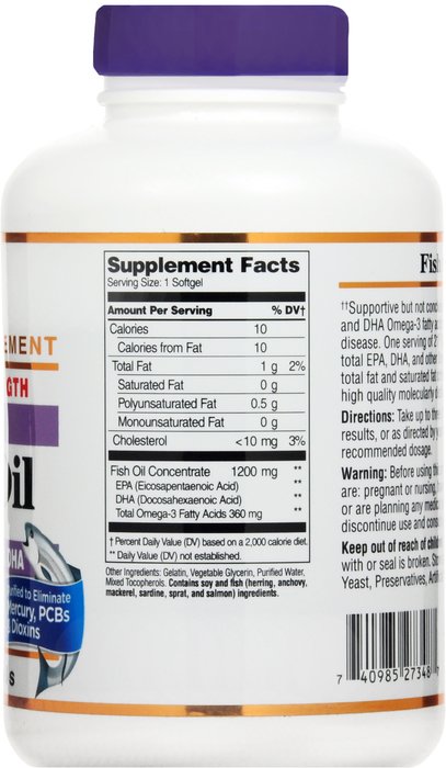 Case of 12-Fish Oil 1200mg Softgel 140 Count 21st Cent