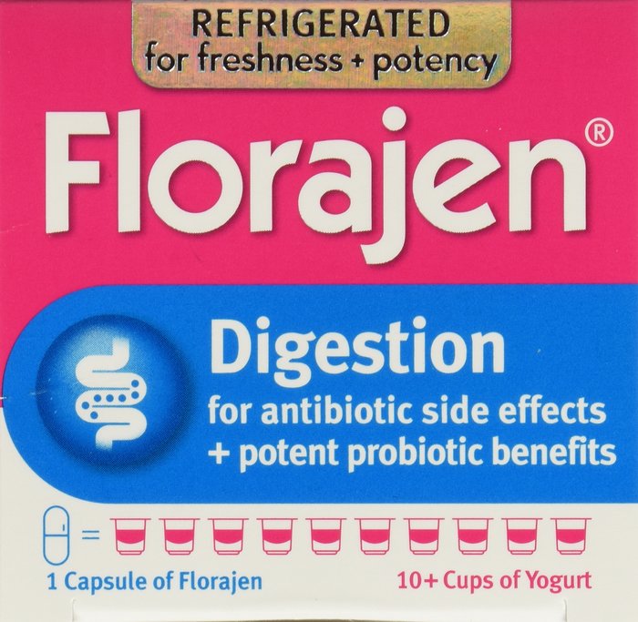Case of 12-Florajen Kids Capsules 30ct