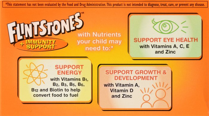 Case of 12-Flintstones Multi Chew Immune Spprt 60Ct